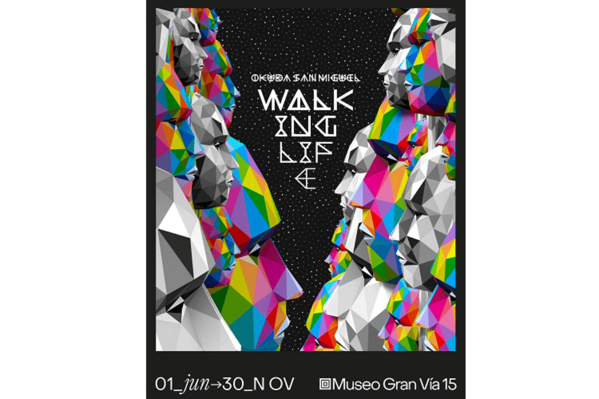 `Walking Life´, el surrealismo en clave de color con Okuda en Madrid ...